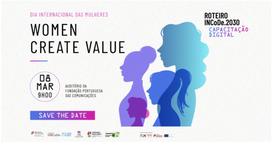 Sessão Women Create Value | 8 de março | DGLAB