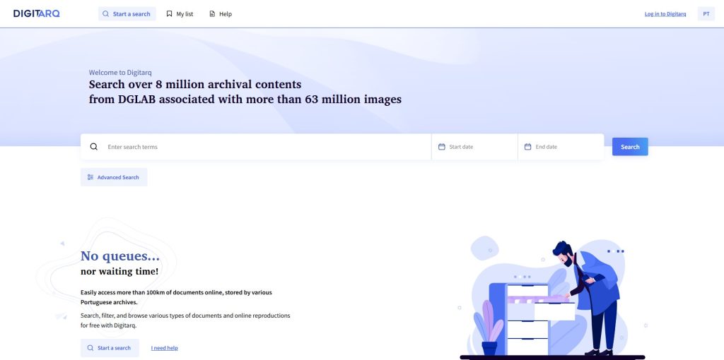 New version of the Digitarq platform | DGLAB